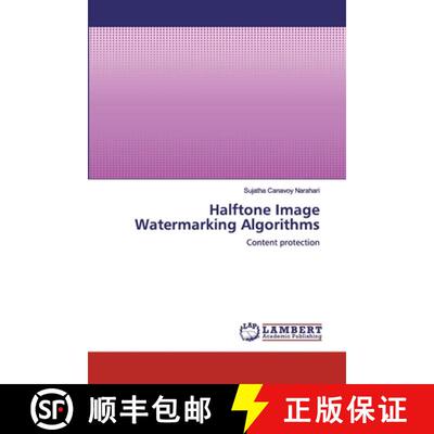 预订 Halftone Image Watermarking Algorithms [9786200505347]