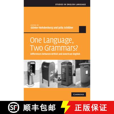 【3-4周达】精装 One Language, Two Grammars?: Differences between British and American English - One L... [9780521872195]