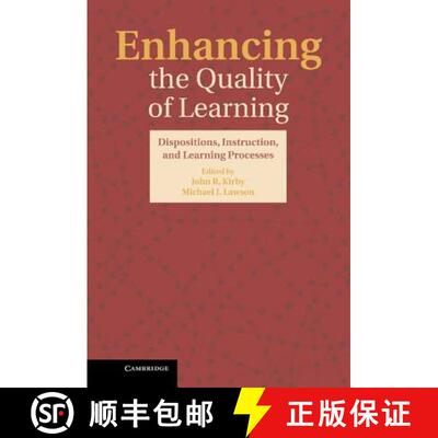 【3-4周达】精装 Enhancing the Quality of Learning: Dispositions, Instruction, and Learning Processes [9780521199421]