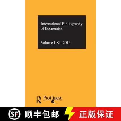 【3-4周达】IBSS: Economics: 2013 Vol.62 : International Bibliography of the Social Sciences [9781138818958]