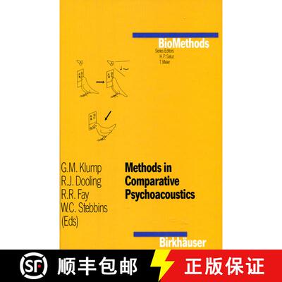 【3-4周达】Methods in Comparative Psychoacoustics [9783034874656]