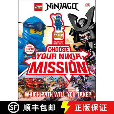 【3-4周达】LEGO NINJAGO Choose Your Ninja Mission: With NINJAGO Jay minifigure [9781465489555]