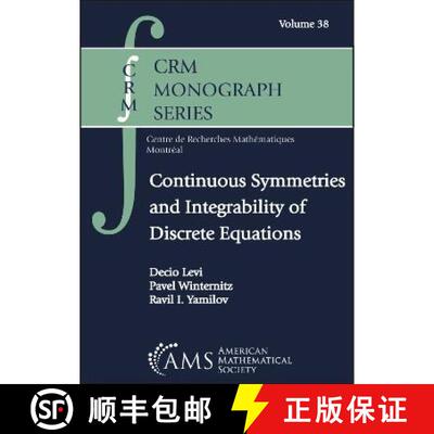 【3-4周达】精装 Continuous Symmetries and Integrability of Discrete Equations [9780821843543]