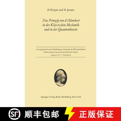 【3-4周达】Das Prinzip von d’Alembert in der Klassischen Mechanik und in der Quantentheorie [9783540054559]