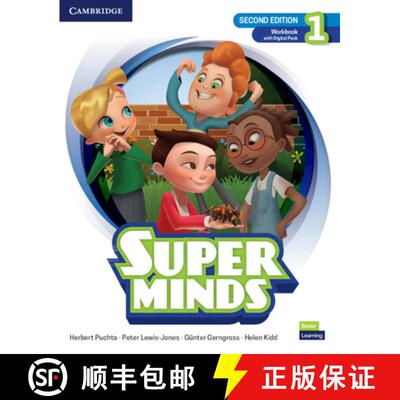 【3-4周达】Super Minds Level 1 Workbook with Digital Pack British English [9781108903530]