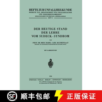 【3-4周达】Der heutige Stand der Lehre vom Sudeck-Syndrom [9783642528361]