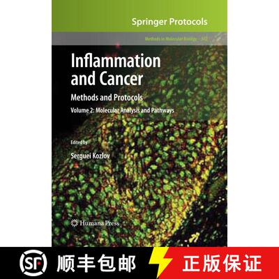 【3-4周达】Inflammation and Cancer: Methods and Protocols: Volume 2, Molecular Analysis and Pathways ... [9781617379055]