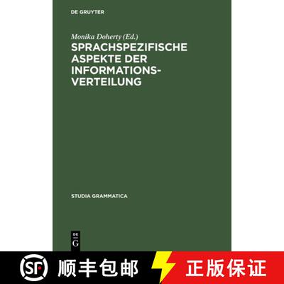 【3-4周达】精装 Sprachspezifische Aspekte der Informationsverteilung [9783050035024]