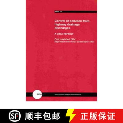 预订 Control of Pollution from Highway Drainage Discharges [9780860174158]