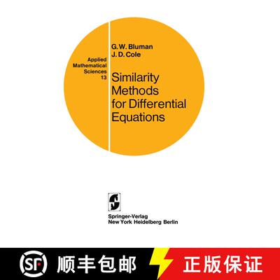 【3-4周达】Similarity Methods for Differential Equations [9780387901077]