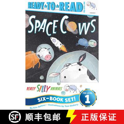 【3-4周达】Really Silly Animals Ready-to-Read Value Pack: Space Cows; Party Pigs!; Knight Owls; Sea S... [9781665915496]