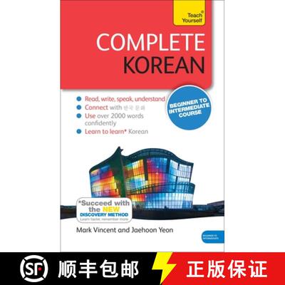 【3-4周达】Complete Korean Beginner to Intermediate Course: Learn to Read, Write, Speak and Understan... [9781444195774]