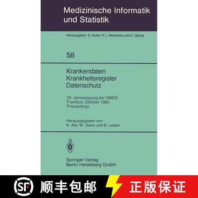 【3-4周达】Krankendaten Krankheitsregister Datenschutz : 29. Jahrestagung der GMDS Frankfurt, 10.-12.... [9783540156390]