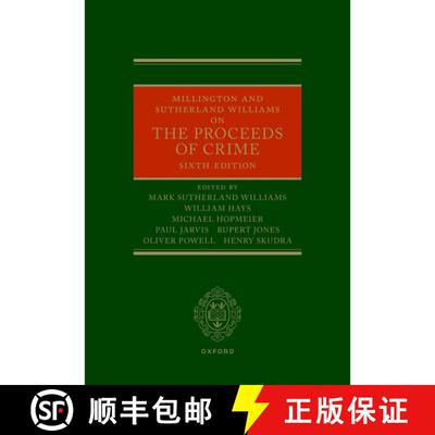 【3-4周达】Millington and Sutherland Williams on the Proceeds of Crime, 6th Edition [9780192868008]