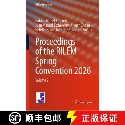 【3-4周达】精装 Proceedings of the RILEM Spring Convention 2026 : Volume 2 [9783032234384]