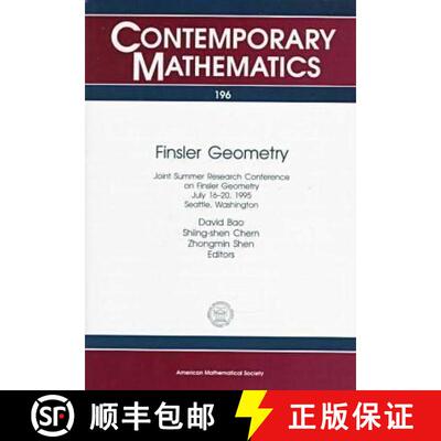 【3-4周达】Finsler Geometry: Joint Summer Research Conference on Finsler Geometry, July 16-20, 1995, ... [9780821805077]
