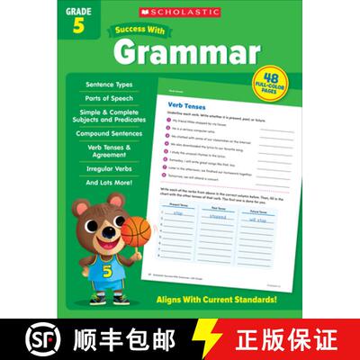 【3-4周达】Scholastic Success with Grammar Grade 5 Workbook [9781338798432]