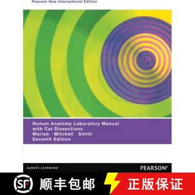 【3-4周达】Human Anatomy Laboratory Manual with Cat Dissections: Pearson New International Edition [9781292027517]
