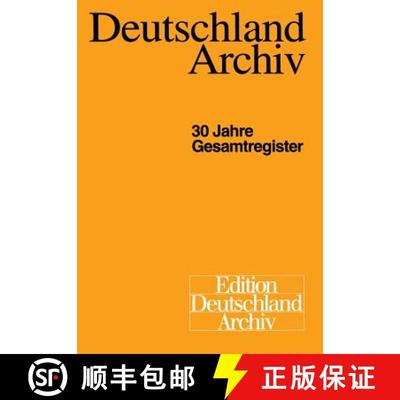 【3-4周达】Deutschland Archiv: 30 Jahre Gesamtregister [9783663096580]