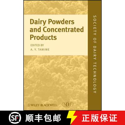 【3-4周达】精装 Dairy Powders And Concentrated Milk Products [Wiley食品] [9781405157643]