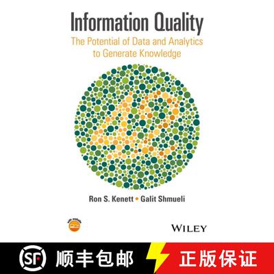 【3-4周达】精装 Information Quality - The Potential Of Data And Analytics To Generate Knowledge [Wile... [9781118874448]