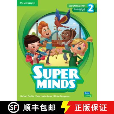 【3-4周达】Super Minds Second Edition Level 2 Student's Book with eBook British English [With eBook] [9781108812245]