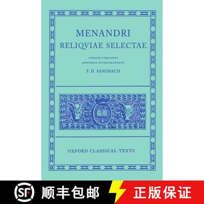 【3-4周达】Menander Reliquiae Selectae [9780198147374]