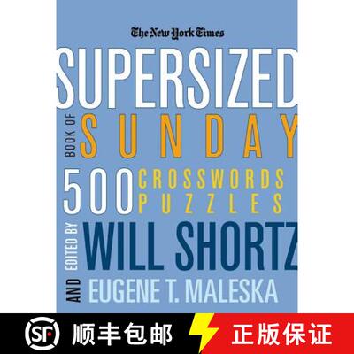 【3-4周达】The New York Times Supersized Book of Sunday Crosswords: 500 Puzzles [9780312361228]