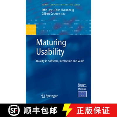 【3-4周达】Maturing Usability : Quality in Software, Interaction and Value [9781849966818]