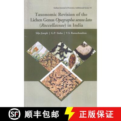 【3-4周达】精装 Taxonomic Revision of the Lichen Genus Opegrapha Sensu Lato (Roccellaceae) in India [9788121109673]