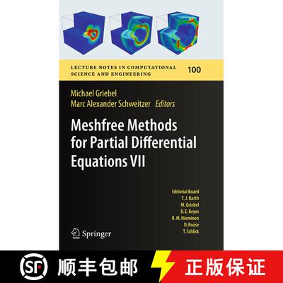 【3-4周达】Meshfree Methods for Partial Differential Equations VII (Softcover reprint of the original... [9783319382906]