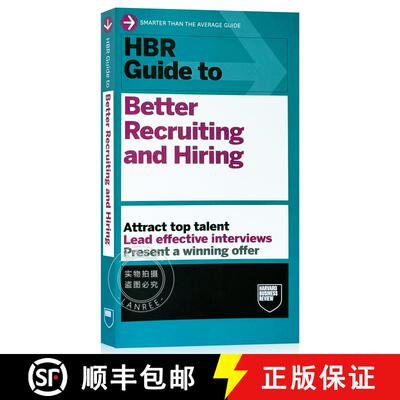 现货 哈佛商业评论更好的招聘和雇佣指南 HBR Guide to Better Recruiting and Hiring [9798892790000]