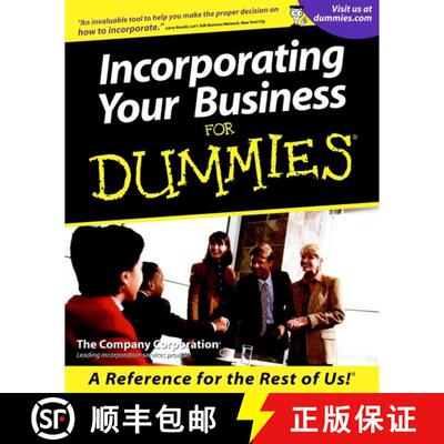 【3-4周达】Incorporating Your Business For Dummies [Wiley经管] [9780764553417]