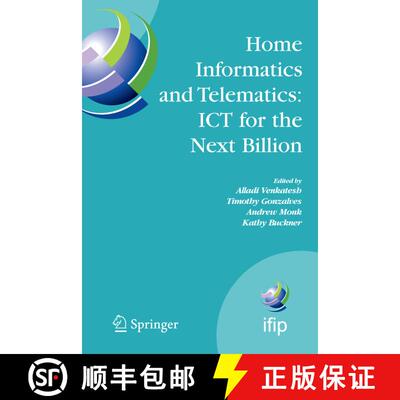 【3-4周达】精装 Home Informatics and Telematics: ICT for the Next Billion [9780387736969]