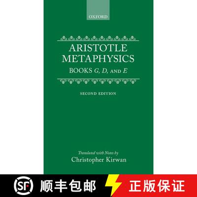 【3-4周达】Metaphysics: Books gamma, delta, and epsilon [9780198240860]
