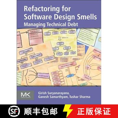 【3-4周达】Refactoring for Software Design Smells: Managing Technical Debt [9780128013977]
