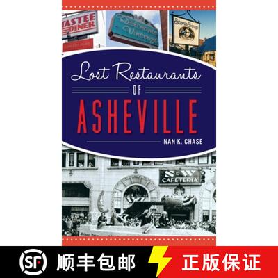 【3-4周达】精装 Lost Restaurants of Asheville [9781540241559]