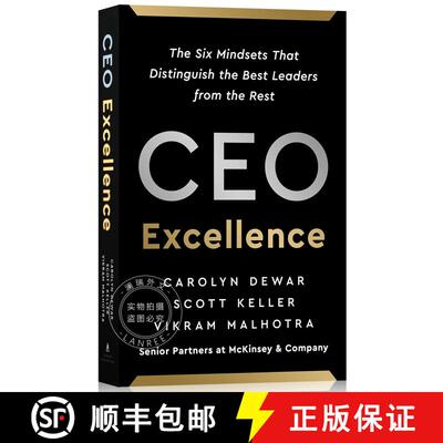 现货 卓越CEO 美版简装 CEO Excellence: The Six Mindsets That Distinguish the Best Leaders from the Rest [9781668000458]