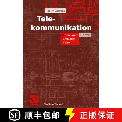 【3-4周达】Telekommunikation: Grundlagen, Verfahren, Netze (5., korr. Auflage 2004) [9783528445898]