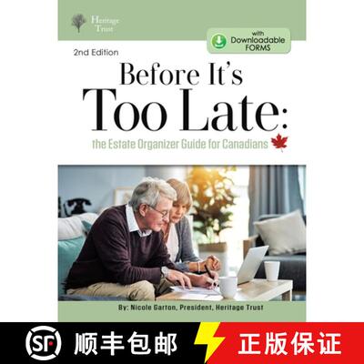 【3-4周达】Before It's Too Late: The Estate Organizer for Canadians [9780228891963]