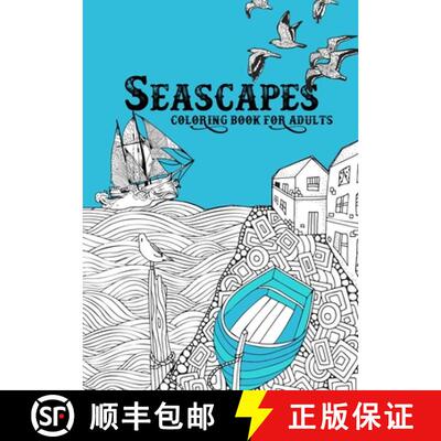 【3-4周达】Seascapes Coloring Book for Adults: ocean coloring book for adults seashore coloring book ... [9783754167588]