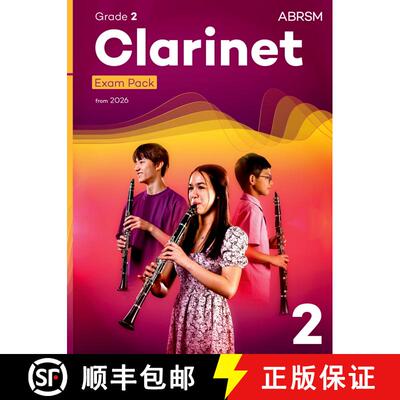 【3-4周达】Clarinet Exam Pack from 2026, ABRSM Grade 2: Selected from the syllabus from 2026. Clarine... [9781786016379]