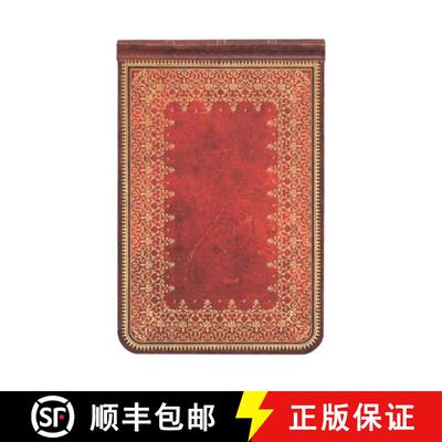 【3-4周达】Foiled Mini Reporter Gridded Hardcover Journal, 192pg, 80gsm, Mini Reporters by Paperblank... [9781439719091]