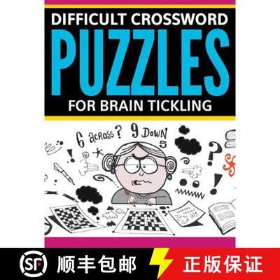 【3-4周达】Difficult Crossword Puzzles For Brain Tickling [9781681277844]