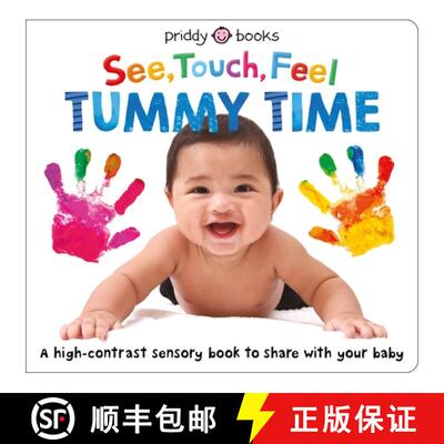 【3-4周达】See, Touch, Feel: Tummy Time [9781684492664]