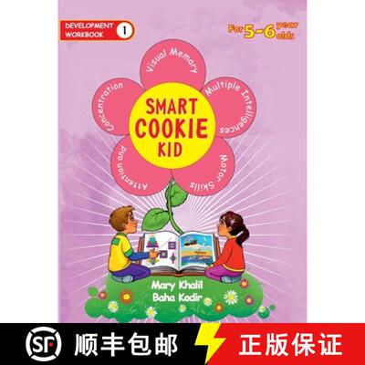 【3-4周达】Smart Cookie Kid For 5-6 Year Olds Educational Development Workbook 1: Attention and Conce... [9798330434695]