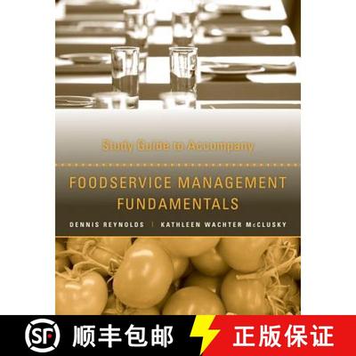 【3-4周达】Study Guide to Accompany Foodservice Management Fundamentals [9781118363348]