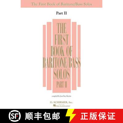 【3-4周达】The First Book of Baritone/Bass Solos, Part II [9780793553341]