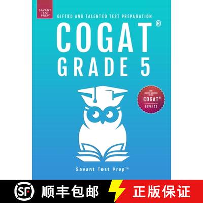 【3-4周达】COGAT Grade 5 Test Prep-Gifted and Talented Test Preparation Book - Two Practice Tests for... [9781733113298]