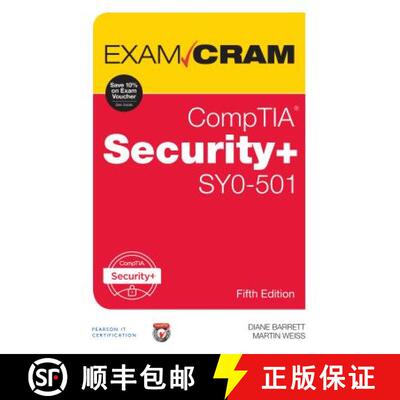【3-4周达】Comptia Security+ Sy0-501 Exam Cram [9780789759009]